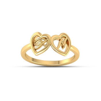 Modern gold ring design for girls store